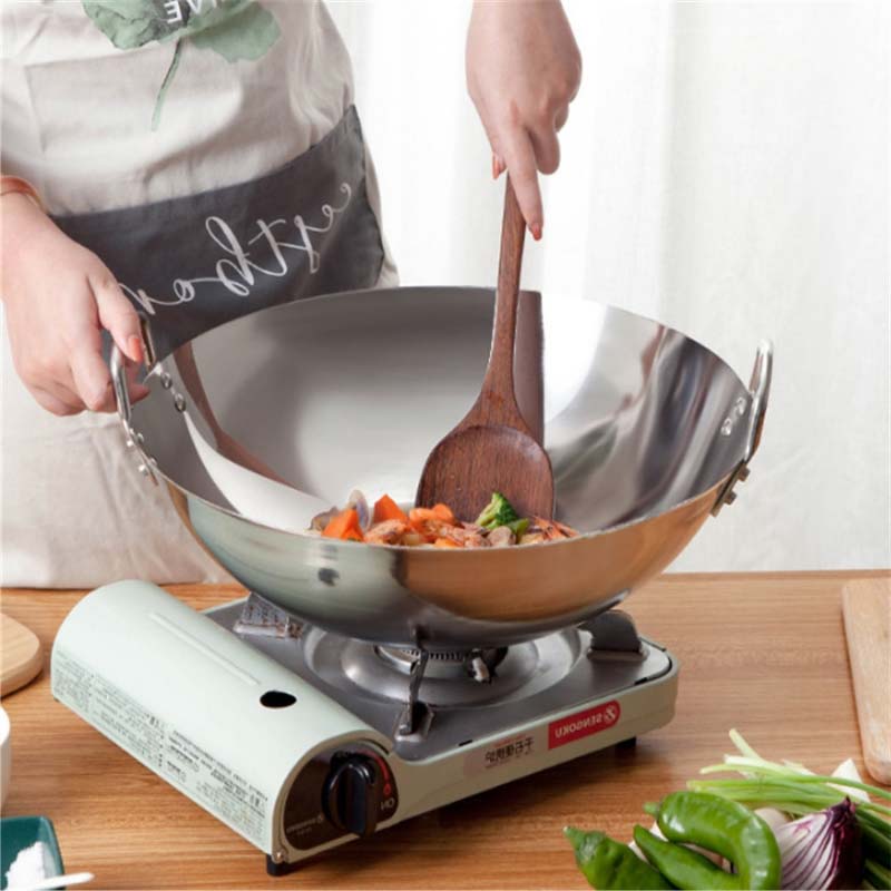 Small Stainless Steel Wok | The Wok House